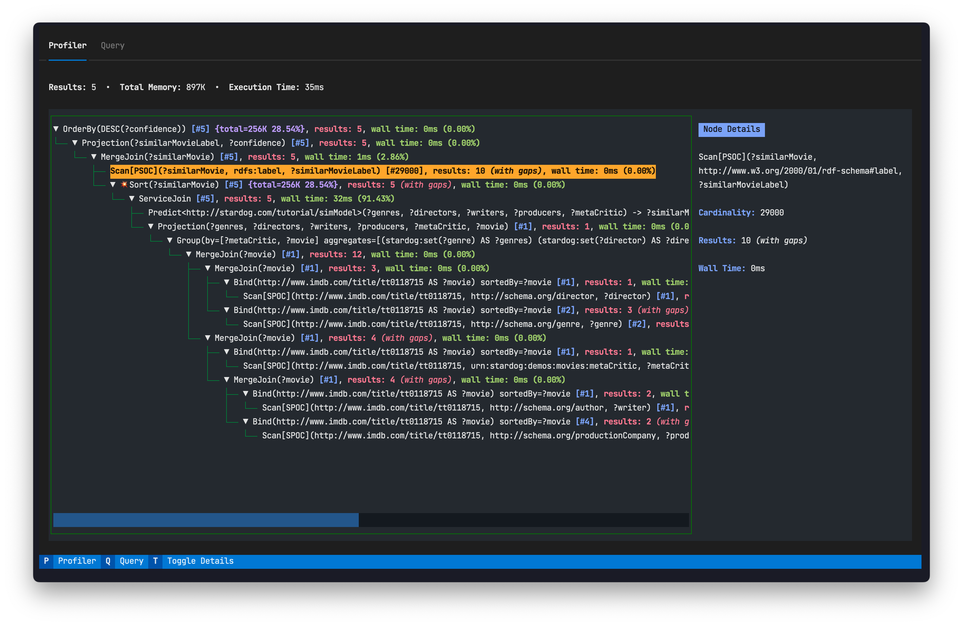 Visualizing Sparql Query Plans With Python And Textualize